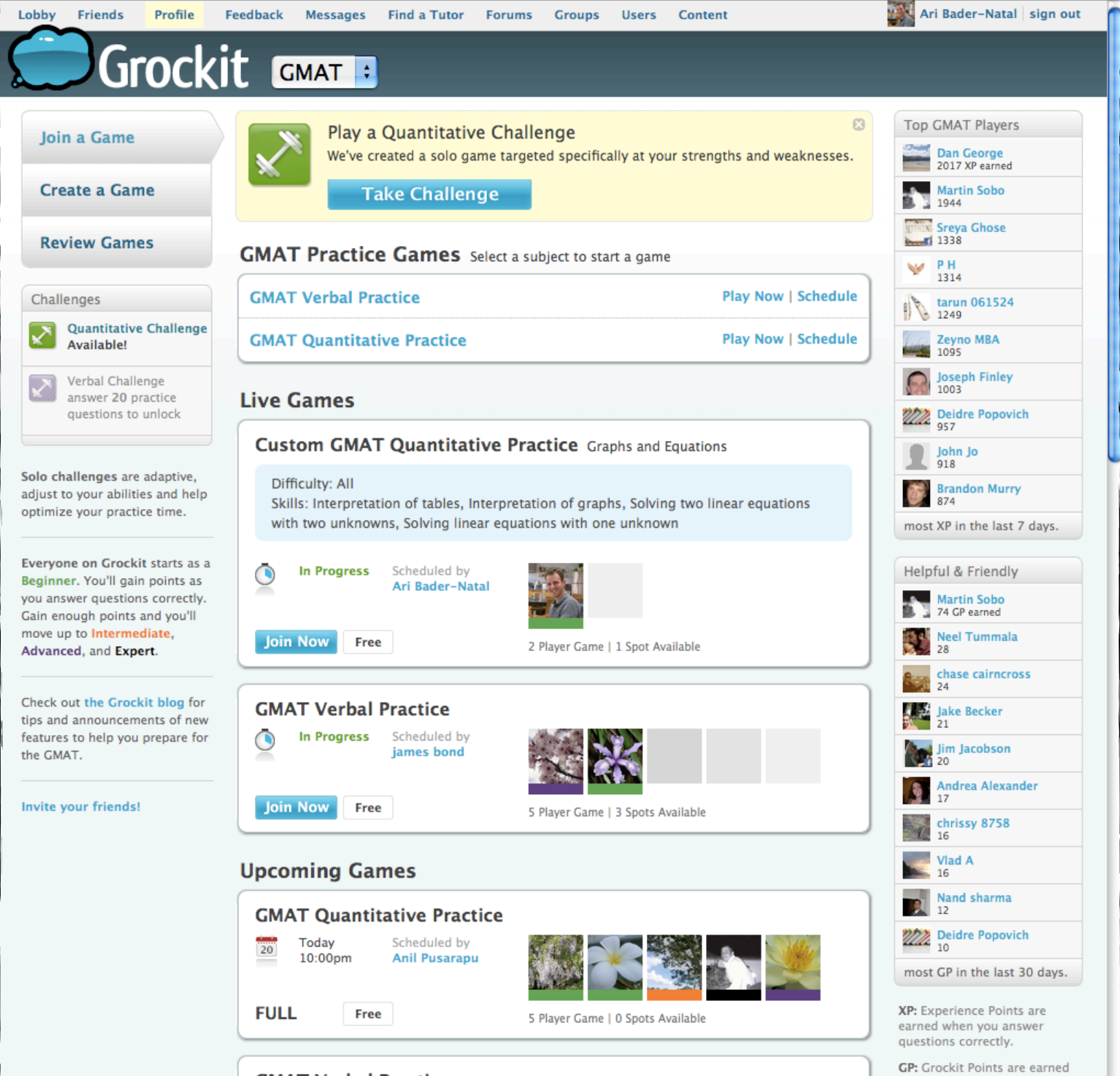 Grockit · Ari Bader-Natal